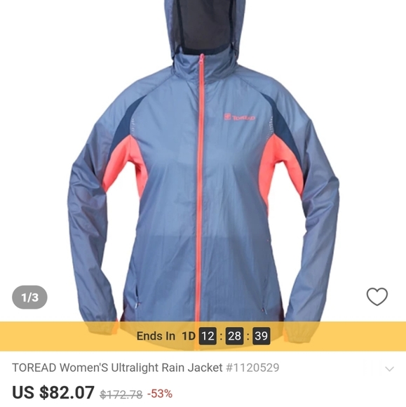 Toread | Jackets & Coats | Toread Wmns Ultralight Rain Jacket White ...